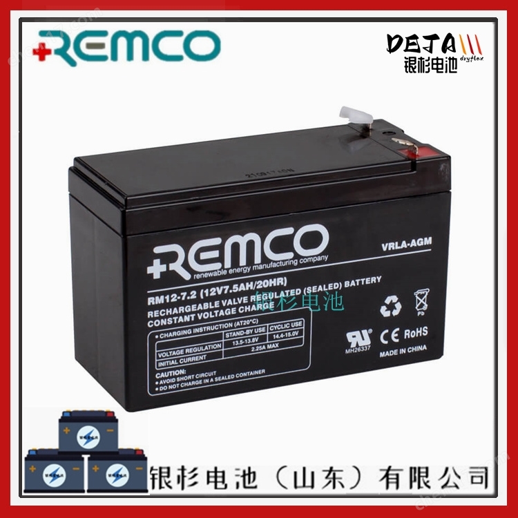 RM12-3.2 REMCO蓄电池12V-3.2AH通讯安防门禁卷闸门用-化工仪器网